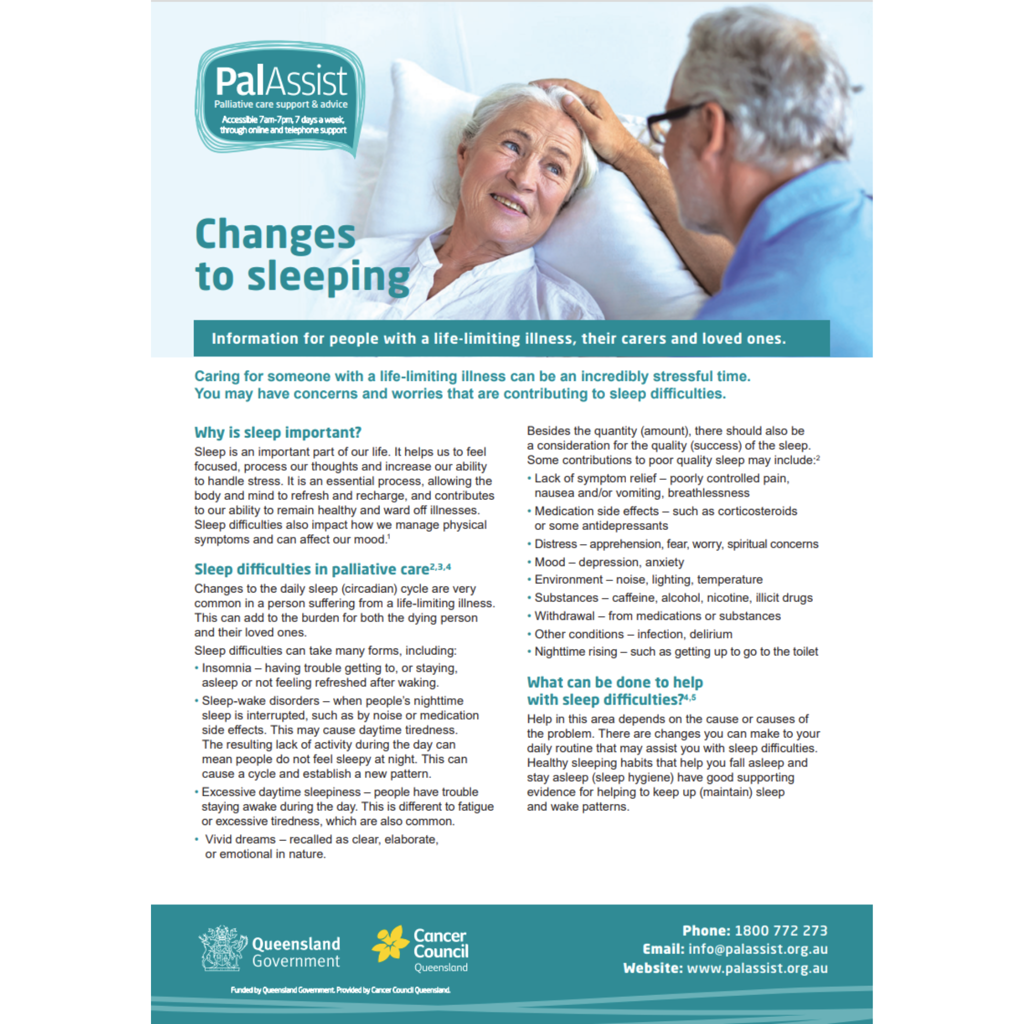 Changes to Sleeping Factsheet (PDF Download) – PalAssist